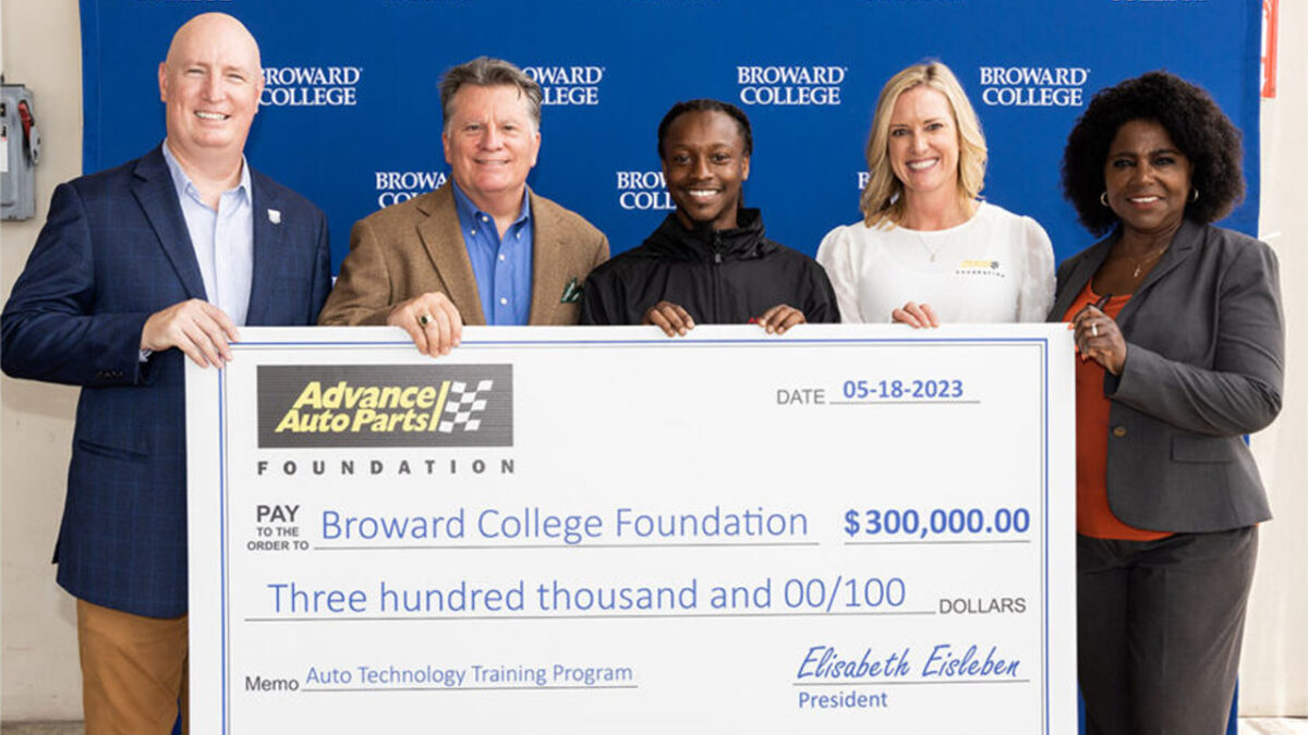 Advance Auto Parts Foundation Gifts $300,000 to Broward College’s ...